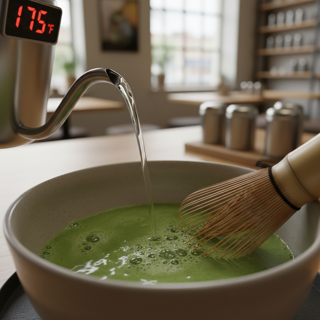 Efficient Matcha Preparation for Cafés Barista